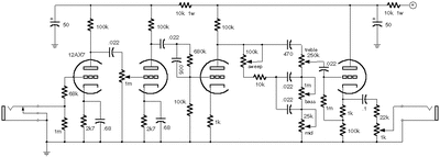 Prowess Amplifiers - Marshall - Schematics - Jcm 2000 - Channel B