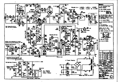 Prowess Amplifiers - Marshall - Schematics - Jcm 900 - Dual Reverb Preamp