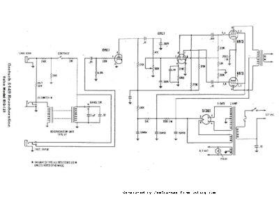 Prowess Amplifiers - Gretsch - Schematics - Gretsch 6149 Reverberation ...