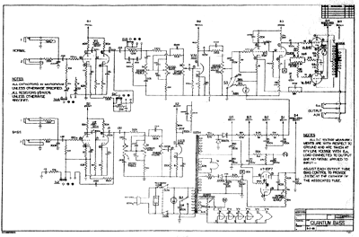 Prowess Amplifiers - Misc - Schematics - Guild Quantum bass - Guild ...