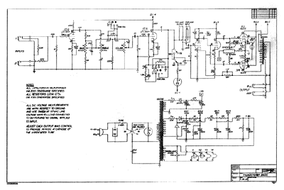 Prowess Amplifiers - Misc - Schematics - Guild Tstar bass - Guild Tstar ...