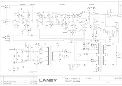 Prowess Amplifiers - Misc - Schematics - Laney AOR30 - Laney AOR30 S2 Combo