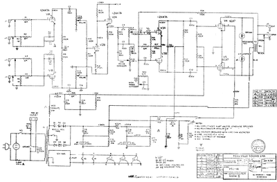 Prowess Amplifiers - Traynor - Schematics - Bassmaster MK II Yba 1 ...